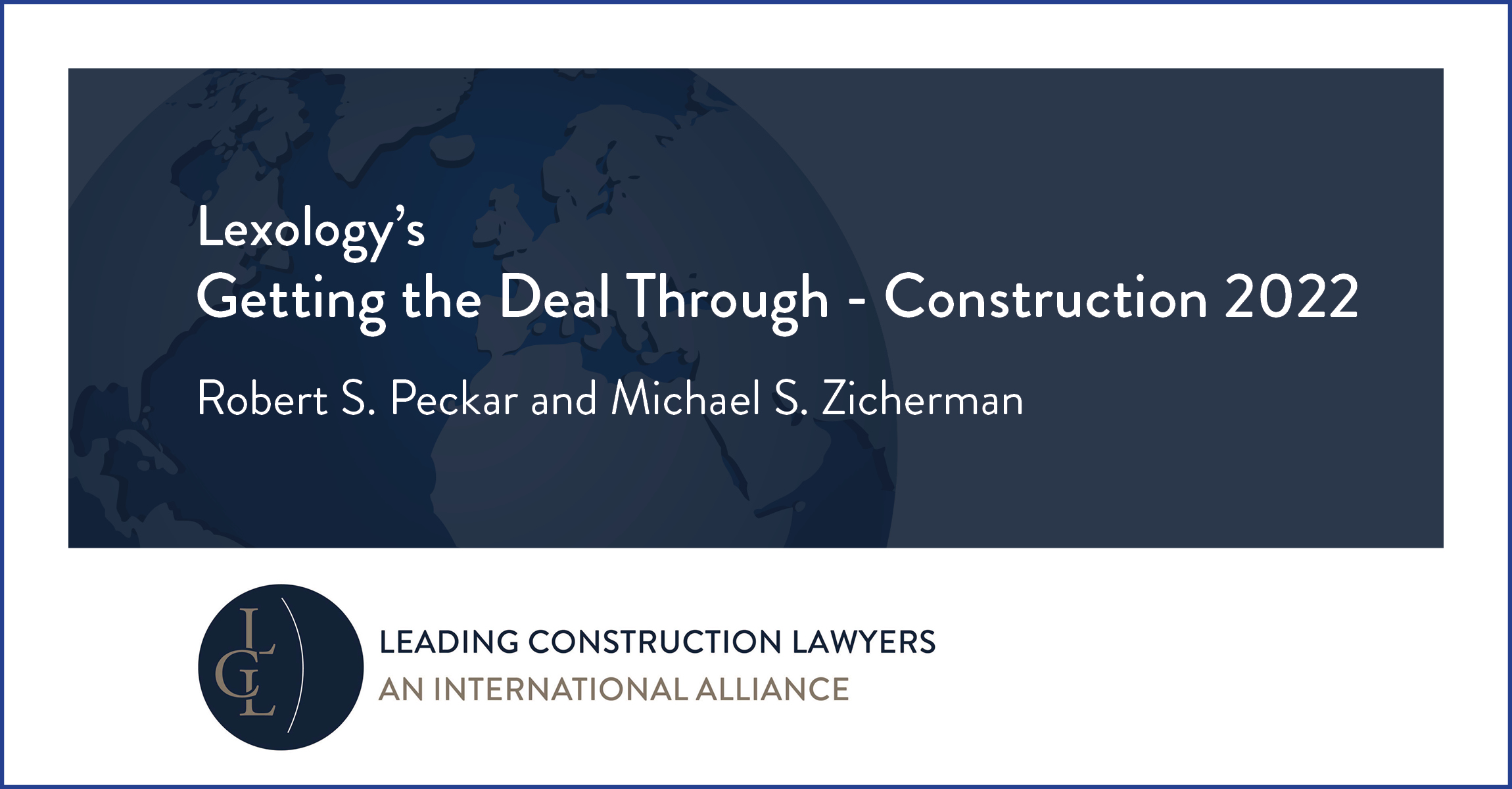 Getting the Deal Through - Construction 2022 - LCL Alliance